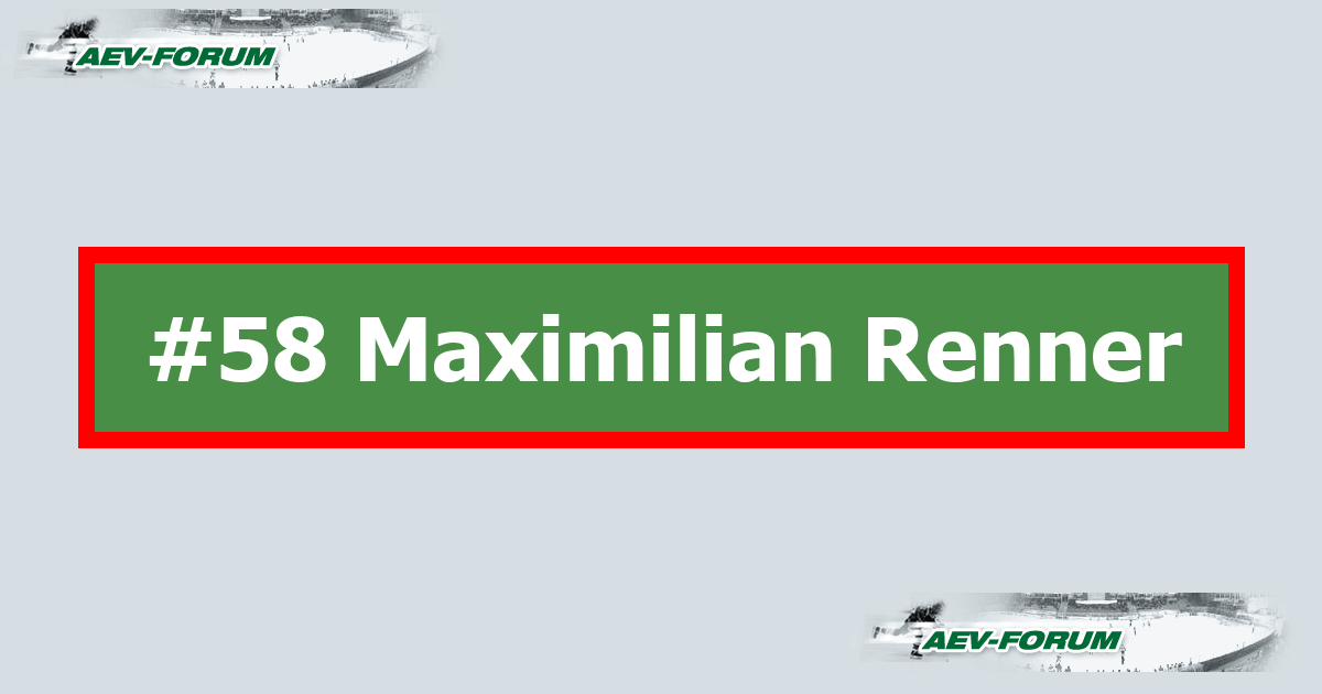 #58 Maximilian Renner AEV-Forum